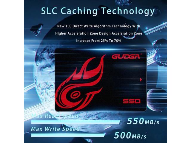 GUDGA SSD Internal Solid State Drive 2.5 Inch 120GB SATA III 3D TLC ...