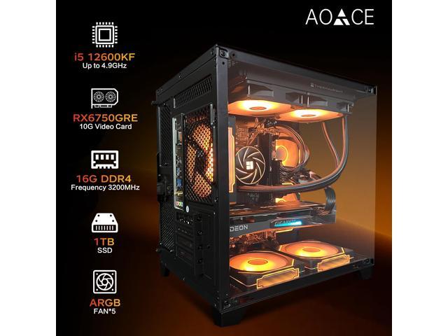 AOACE - Gaming Desktop -Intel Core i5 12th Gen 12400F upgrades to ...