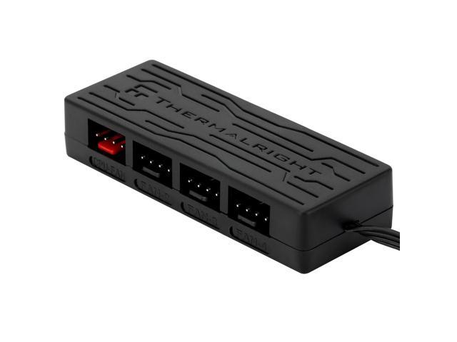 Thermalright PWM Fan Hub Controller TL-Fan HUB X4, 3Pin/4Pin Ports ...
