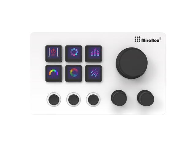 iHTP LCD Shortcut Stream Controller, 6 macro keys, trigger actions in apps and software like OBS ...