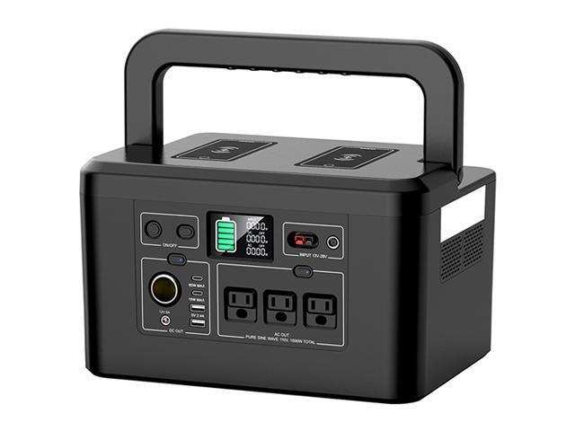 POWKEY 800W 740Wh Portable Power Station Solar Generator Lithium ...