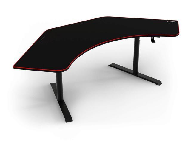 Arozzi Arena Angelo Ultrawide Corner Curved Gaming and Office Desk with ...