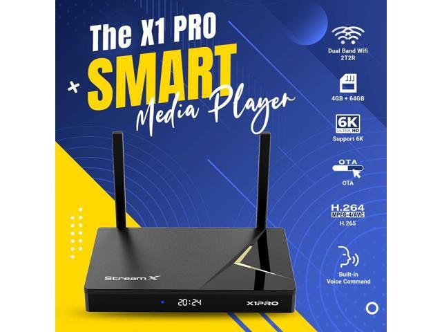 Superbox StreamX Portable Smart TV Box with Android 12.0, Voice Command ...
