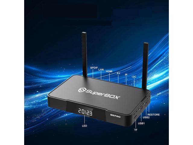 Superbox S5 Pro Ultimate Android 12 Smart TV Box, 7-Days Playback ...