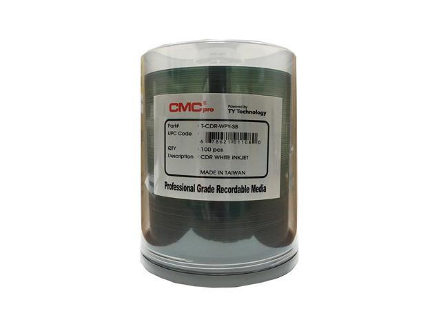 CMC Pro - Powered by TY Technology 80 Minute/700mb White inkjet CD-R in ...