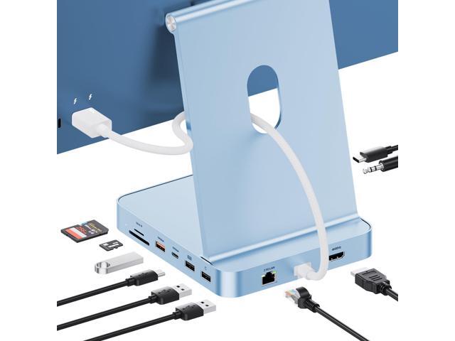 PULWTOP Upgraded 11 in 1 USB C Hub for iMac 24 inch USB Hub 2021 2023 ...