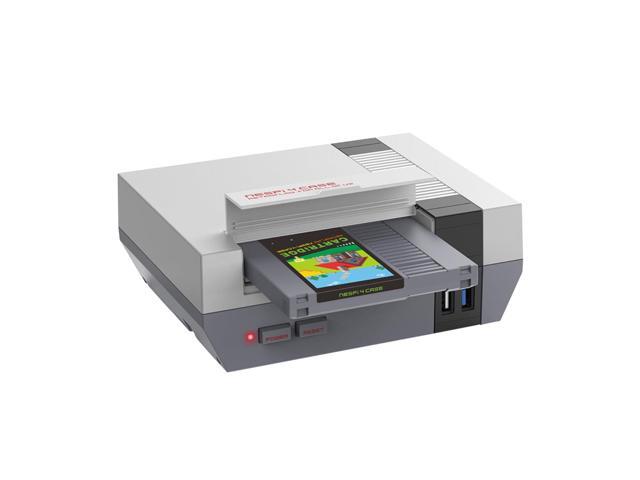 AKNES RetroFlag NESPi 4 Case, Raspberry Pi 4 Case with Safe Shutdown and Reset, Including 2.5 ...