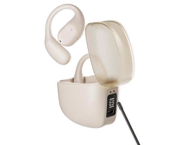 YAWYORE Open Headphones Wireless Headphones Bluetooth 5.4 LED Power ...