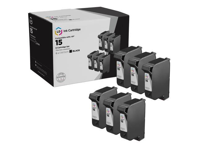 LD Products Remanufactured Ink Cartridge Replacement for HP 15 C6615DN ...