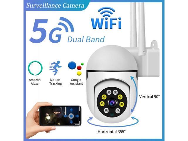 5G WiFi surveillance camera, infrared night vision, motion detection ...