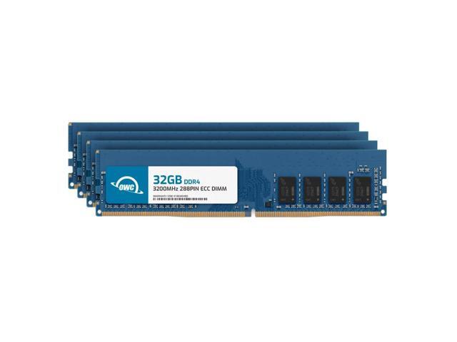 OWC 128GB (4x32GB) DDR4 3200 PC4-25600 CL22 2Rx8 288-pin 1.2V ECC ...