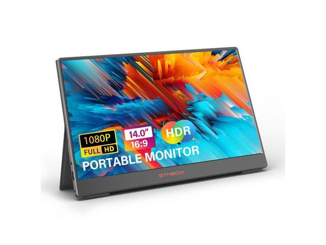 GTMEDIA 14'' Portable Laptop Monitor with 1920 * 1080(1080P) IPS FHD ...