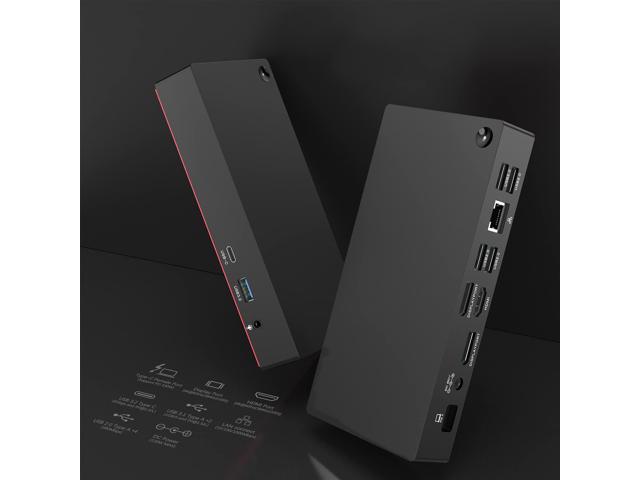 Universal USB-C Dock 13 in 1 USB C Laptop Docking Station for ThinkPad ...