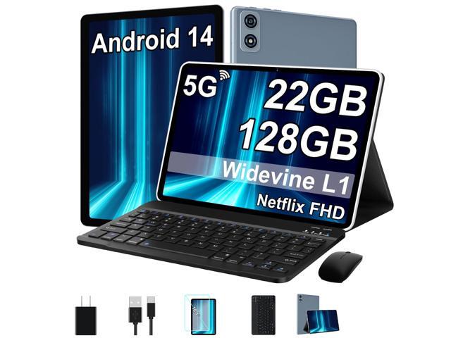 2024 Tablet 10 Inch Android 14 Tablets with Keyboard, 22GB RAM 128GB ...