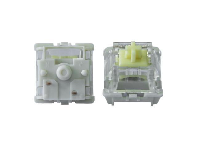 GATERON Jupiter Banana Keyboard Switches, Tactile 59gf RGB LED 5 Pin ...