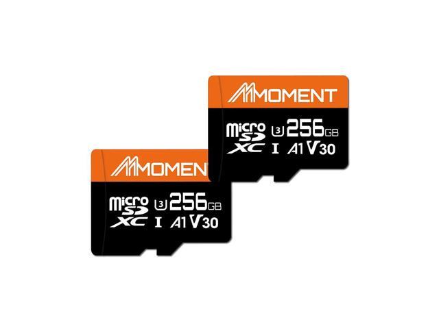 MMOMENT 256GB (2 Pack) Micro SDXC Card, A1, UHS-I, U3, Class 10 ...