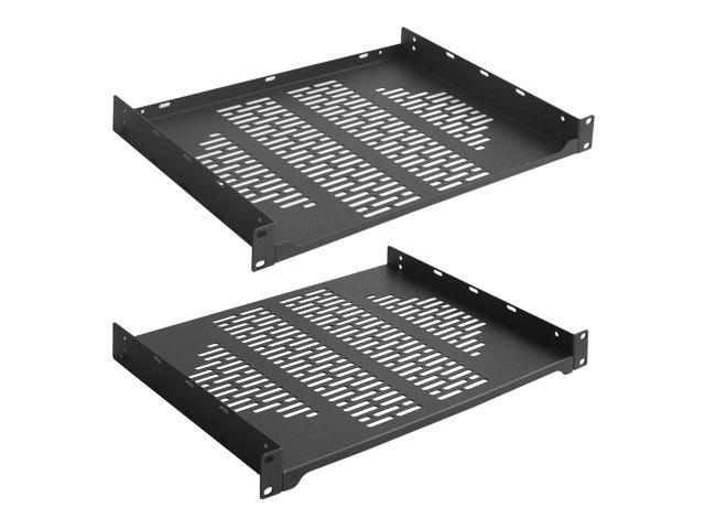 RIVECO 2 PCS 12" Rack Shelves for 19 inches Network Rack & Cabinets, 1U ...