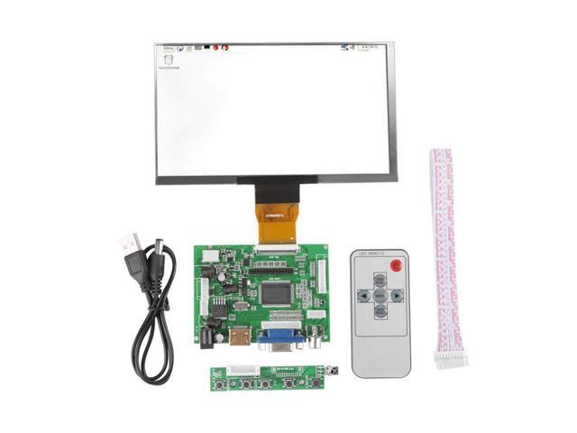 Vikye 7 Inch LCD TFT Display, 1024 x 600 HDMI VGA Monitor Screen Kit ...