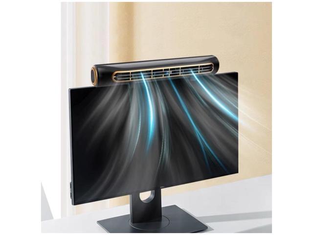 Bewinner Clip On Computer Monitor Fan - 3 Speed Bladeless Office Desk ...