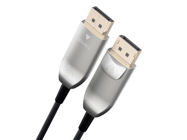 Fiber Optic DisplayPort Cable 2.1, 8K@60Hz 4K@240Hz 54Gbps High Speed ...