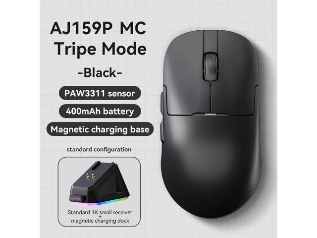 FIRSTBLOOD x AJAZZ AJ159P MC Magnetic Wireless Mouse Triple Mode Gaming Mouse Ergonomic ...