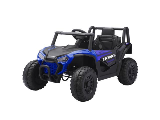 TCARAIWEN 12V Kids Ride on UTV Electric Power Wheels Toy Quad Car with ...