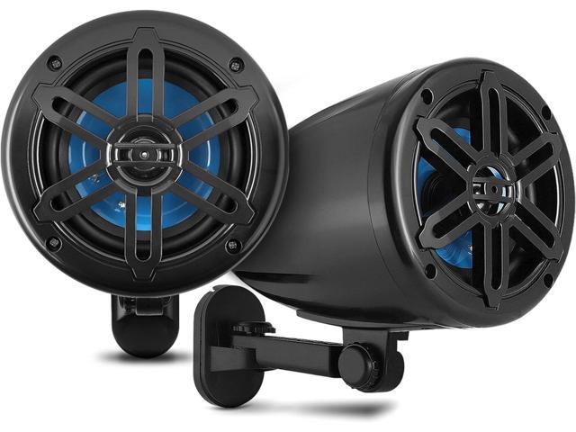 Pyle 5.25" Waterproof Marine UTV Off-Road Speakers, 2-Way Full-Range ...