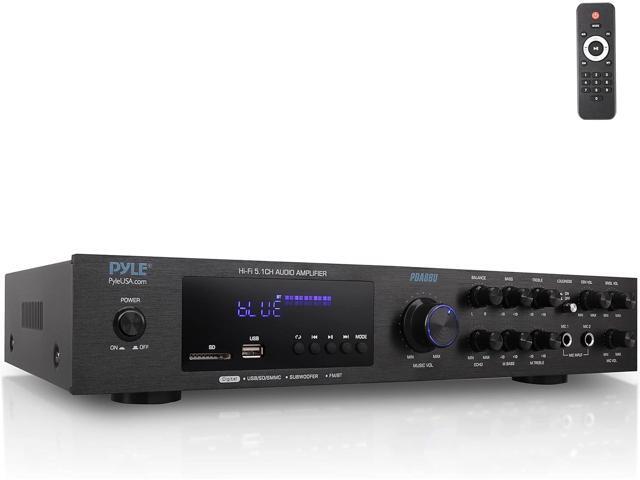 Pyle Multi-Channel Bluetooth Home Amplifier - 5.1 Channel Audio System ...