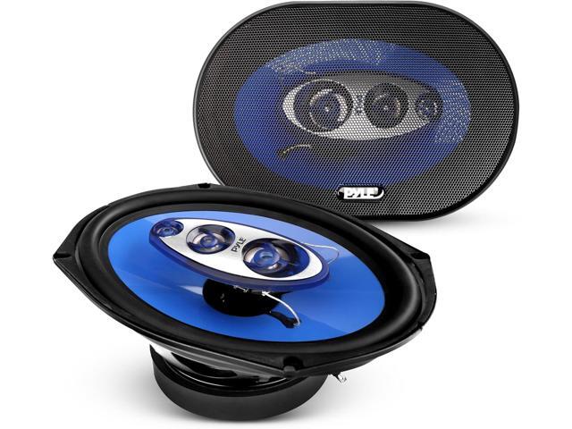 Pyle 6x9/7x10 Car Speakers - 4-Way Quadriaxial Full Range Sound Audio ...