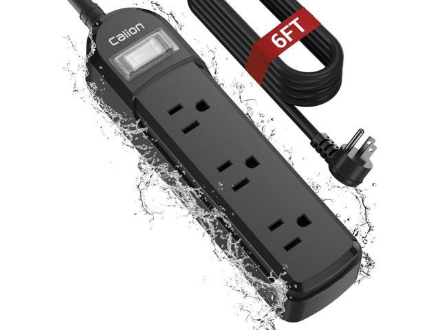 Outdoor Power Strip Weatherproof, 3 Outlets + 6 FT Outdoor Extension ...