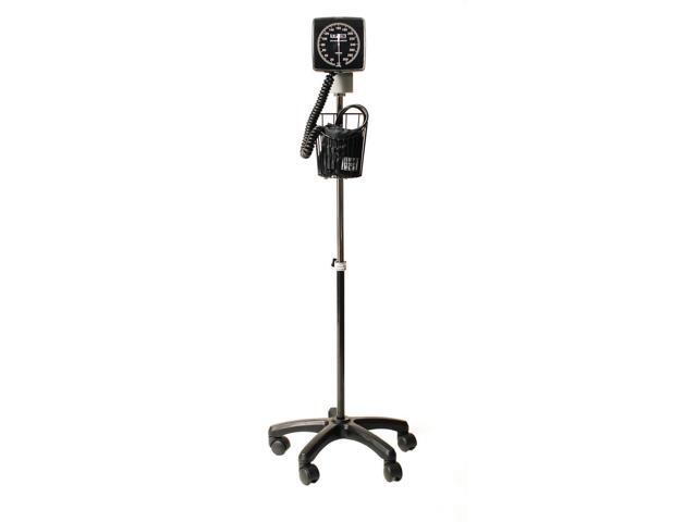 Labtron Mobile Blood Pressure Monitor with Rolling Stand, Adult Large ...