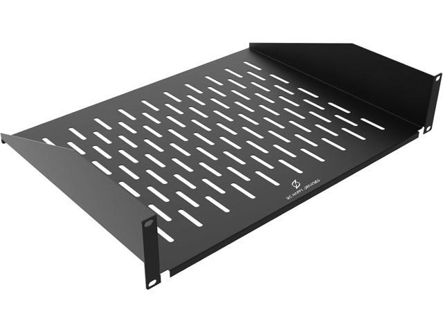 2U Server Rack Shelf 19-Inch Universal Vented Rack Mount Cantilever ...