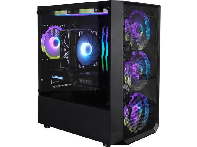 Hyper Cyber Rage O-56TI Gaming PC Desktop Computer AMD Ryzen 5 5600X ...