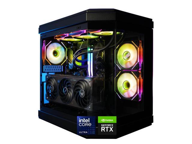HYPER CYBER Ultra X BLACK Gaming PC Desktop Computer Intel Core Ultra 9 ...
