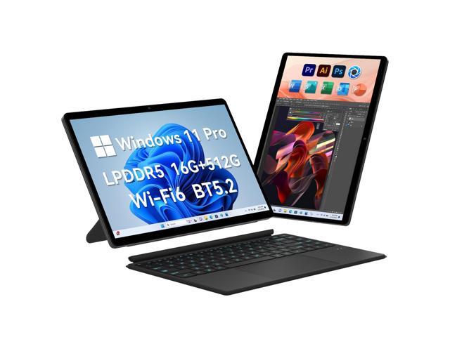 TPV 2 in 1 Laptop/Tablet Computer, Intel N100 (UP to 3.40GHz), 16GB ...