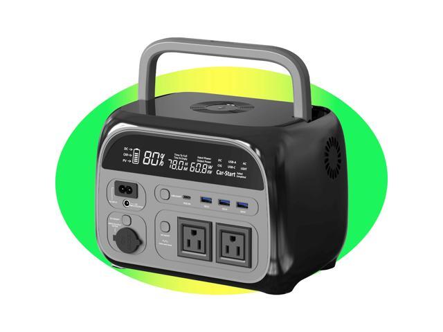 CTOLITY Portable Power Station 481Wh LiFePO Battery Backup 500W (600W ...