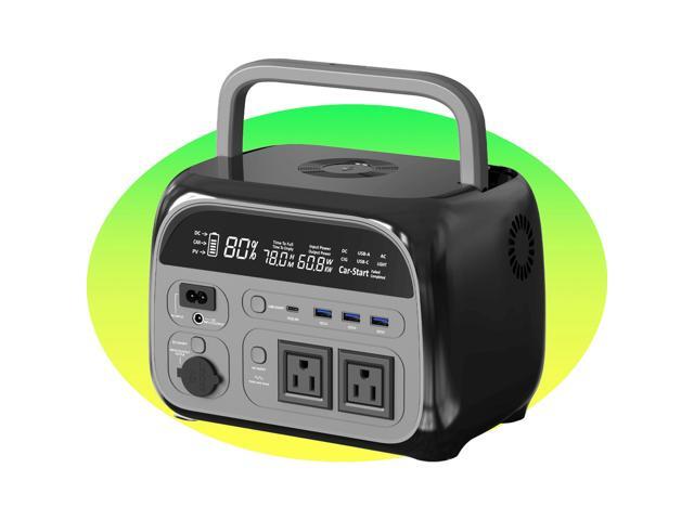 CTOLITY Portable Power Station 481Wh LiFePO Battery Backup 500W (600W ...