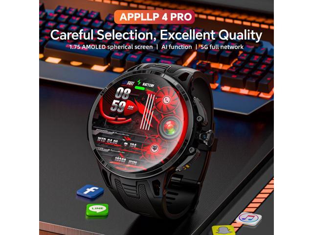 LOKMAT APPLLP 4 PRO smart phone watch, 1.75-inch AMOLED screen ...