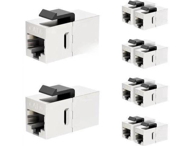 Cat6 Coupler RJ45 Cat6 Shielded Coupler 10-Pack, Ethernet Coupler ...
