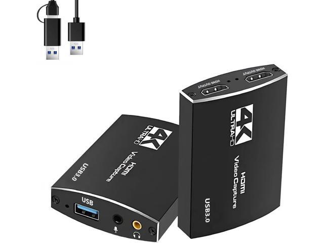 USB Video Capture Card 1080P 60FPS,HDMI Capture Card Switch, 4K@60Hz ...