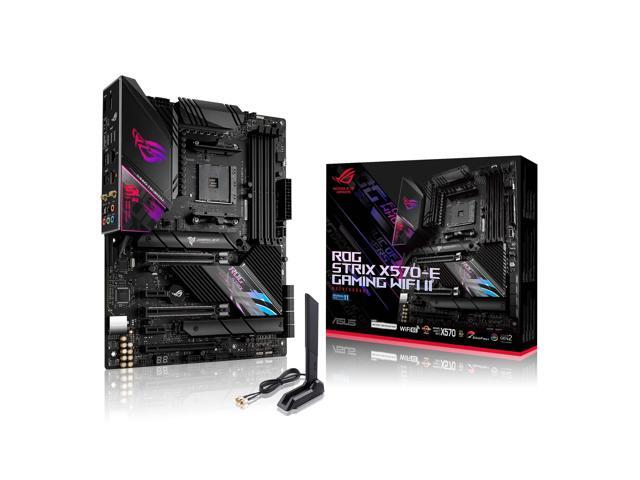 ASUS ROG Strix X570-E Gaming WiFi II AMD AM4 X570S ATX Gaming ...