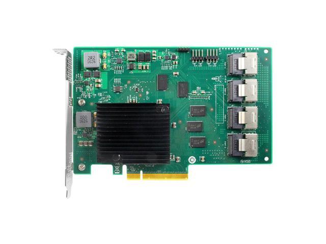eShinreal PCIe x8 to 16 Port SFF-8087 6Gb/s Expansion Card-SAS 2116 ...