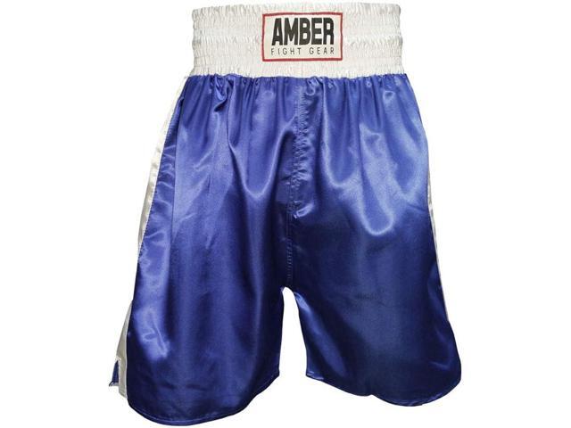 Amber Fight Gear Fearless Classic Satin Pro-Style Boxing Trunks ...
