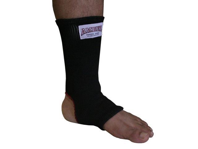 Amber Fight Gear Nylon Ankle Wraps Open Heel Design for Superior ...
