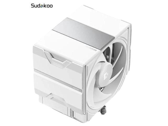 Sudokoo SK700 White AM5 CPU Cooler: 7 Heatpipes CPU Air Cooler for AM5 ...
