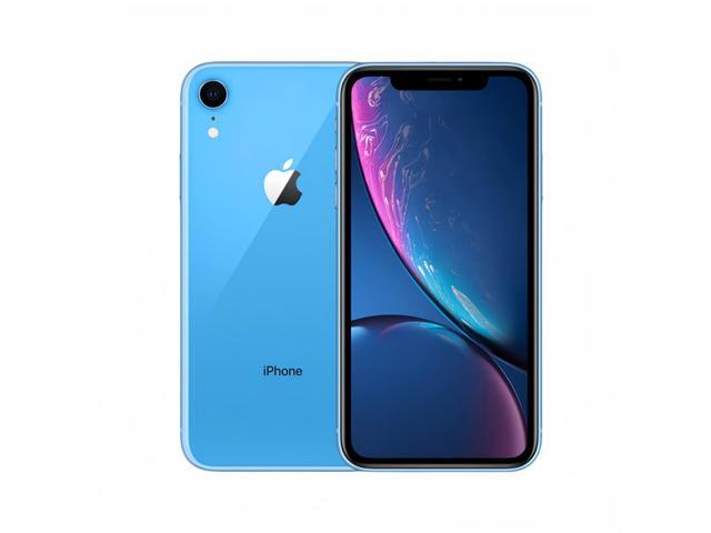 Refurbished: Apple iPhone XR 64GB Blue Fully Unlocked-Grade A - Newegg.com