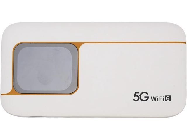 ASHATA 5G WiFi 6 Mobile Hotspot Router, Portable Router with Sim Card ...