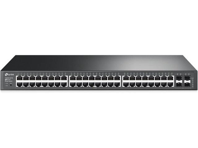 TP-Link 48 Port Gigabit Switch | Smart Managed Switch w/ 4 SFP Slots ...