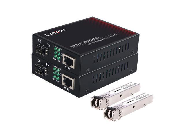 Gigabit Multi Mode Fiber Media Converter, 10/100/1000Base-TX to ...
