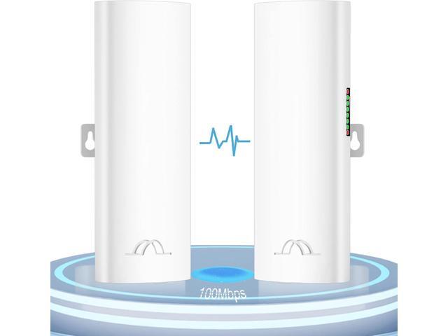 5.8G 100Mbps Starlink WiFi Extender, Outdoor Wireless Bridge CPE with ...
